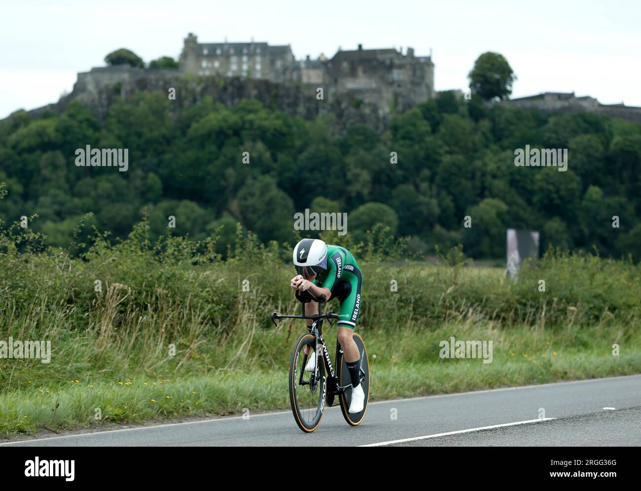 Ireland's Dean Harvey in the Men Under 23 Individual Time Trial race ...