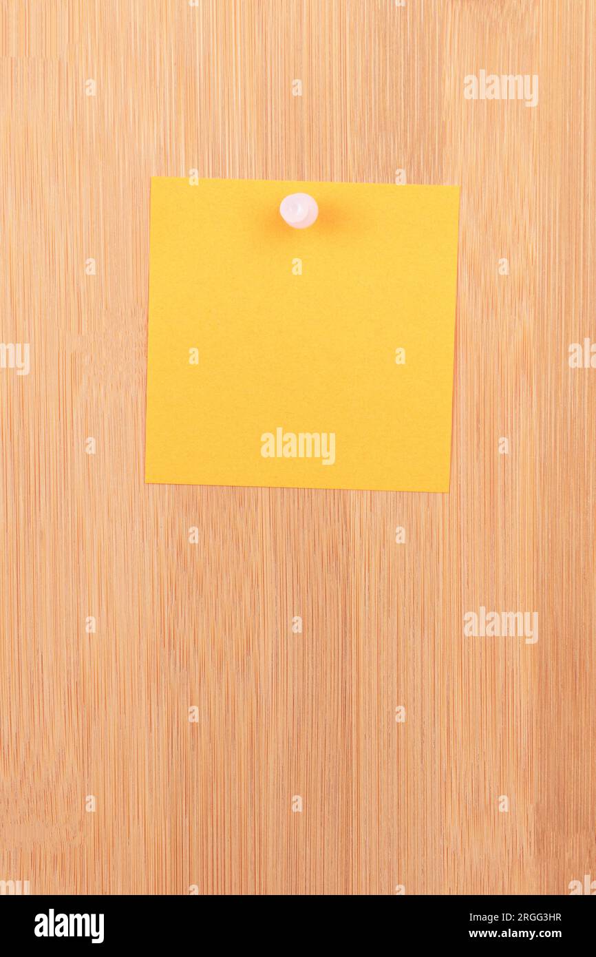 Orange Sticky Note Pinned to the Wooden Message Board. To Do List ...