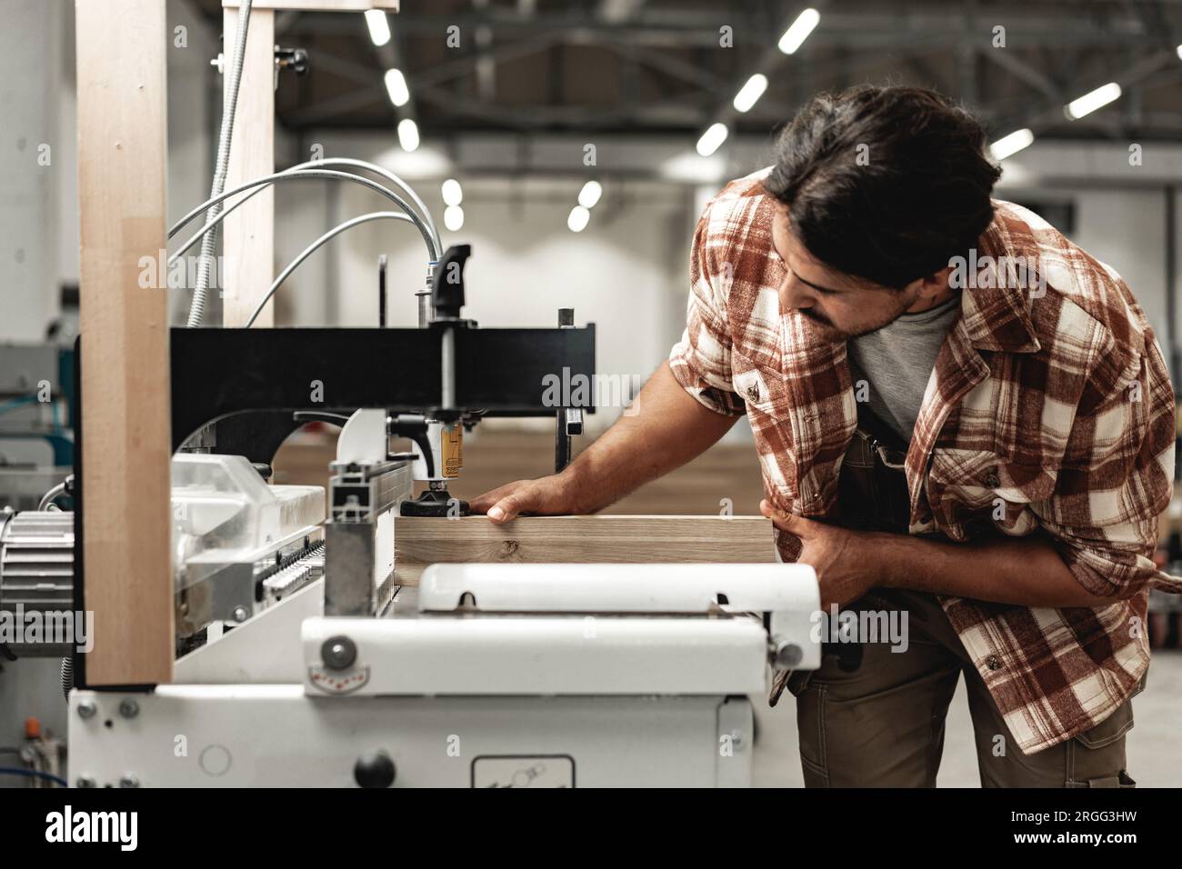 Industrial machine works wood factory hi-res stock photography and ...