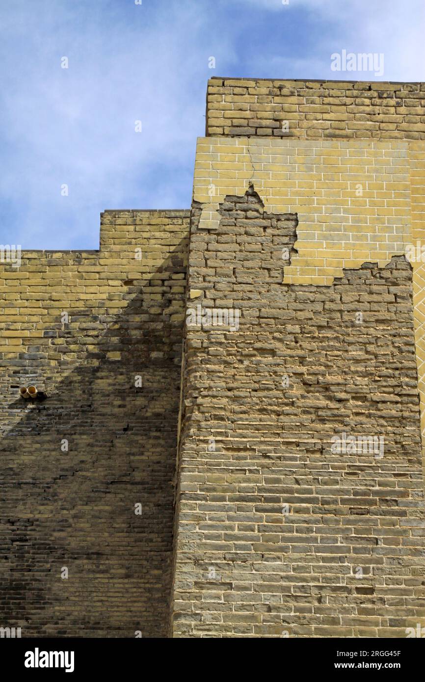 ancient Chinese architecture landscape, Great Wall, in zhangjiakou city ...