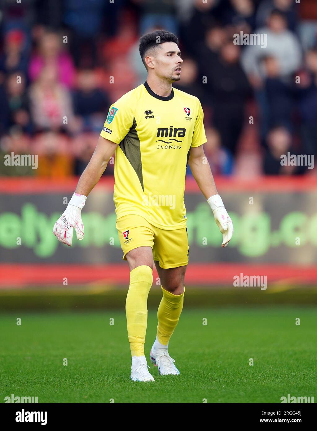 Cheltenham Town goalkeeper Luke Southwood during the Carabao Cup first ...