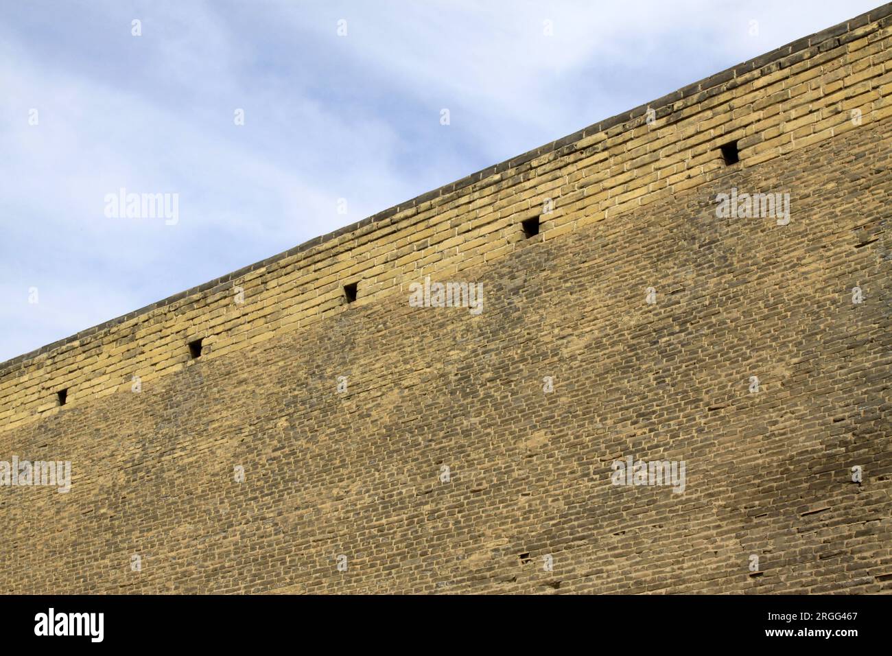 ancient Chinese architecture landscape, Great Wall, in zhangjiakou city ...