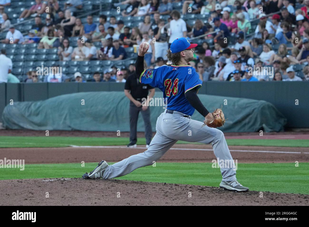 Salt Lake City, USA. 05th Aug, 2023. August 5 2023: El Paso pitcher ...