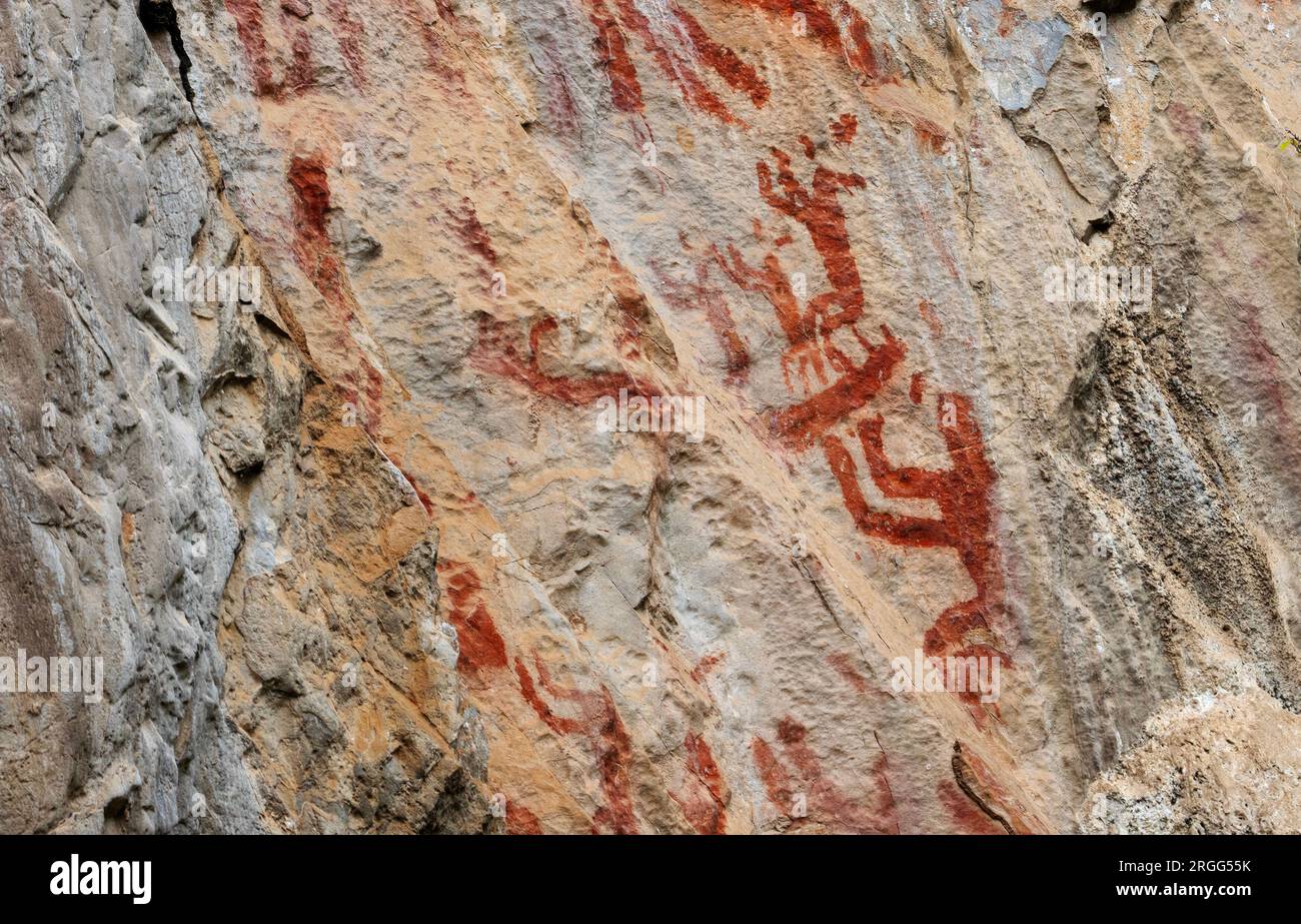 Huashan rock paintings hi-res stock photography and images - Alamy