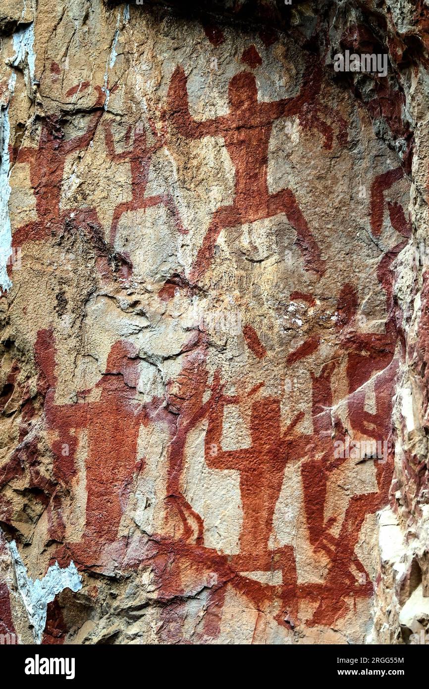 Huashan rock paintings hi-res stock photography and images - Alamy