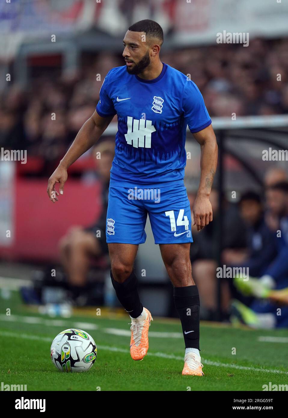 Birmingham City's Keshi Anderson during the Carabao Cup first round ...