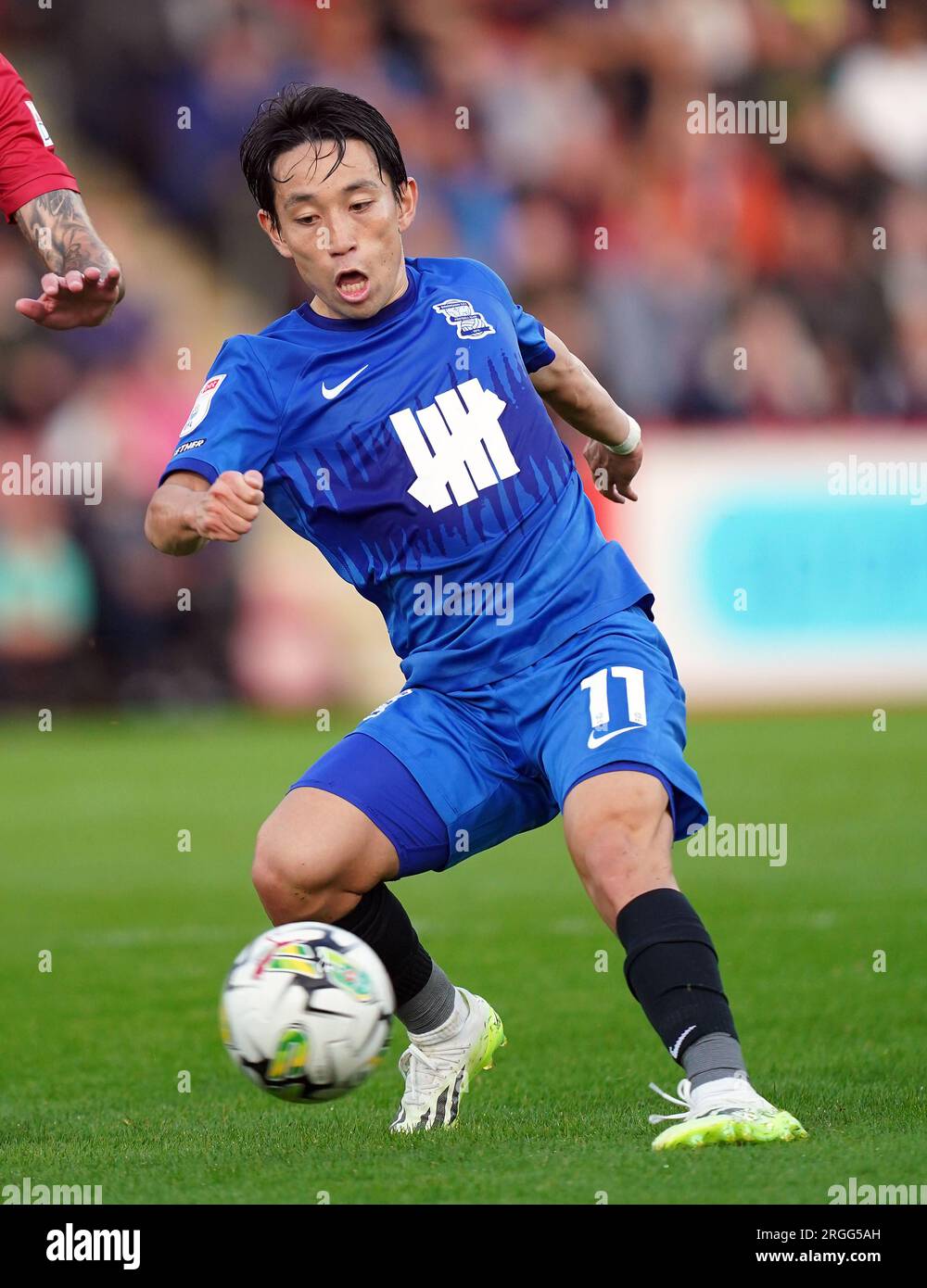 Birmingham City's Koji Miyoshi during the Carabao Cup first round match ...