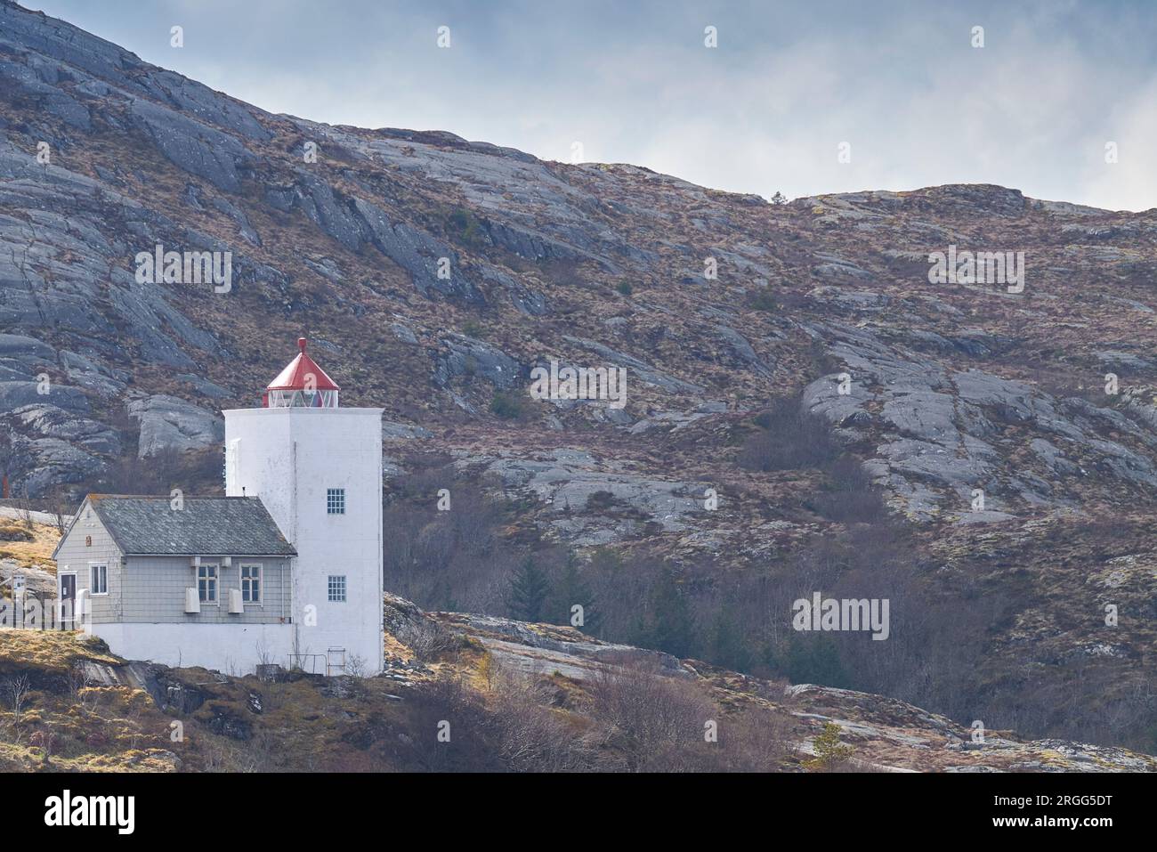 The Agdenes Lighthouse (Ringflua), Built in 1804, Is Situated At The ...