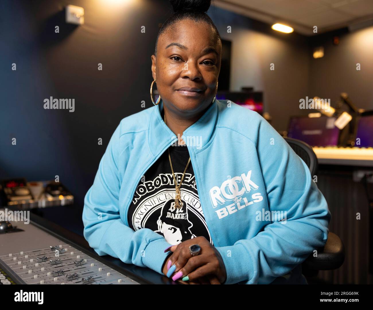 Roxanne Shante poses for a portrait on Tuesday, July 18, 2023, in New ...