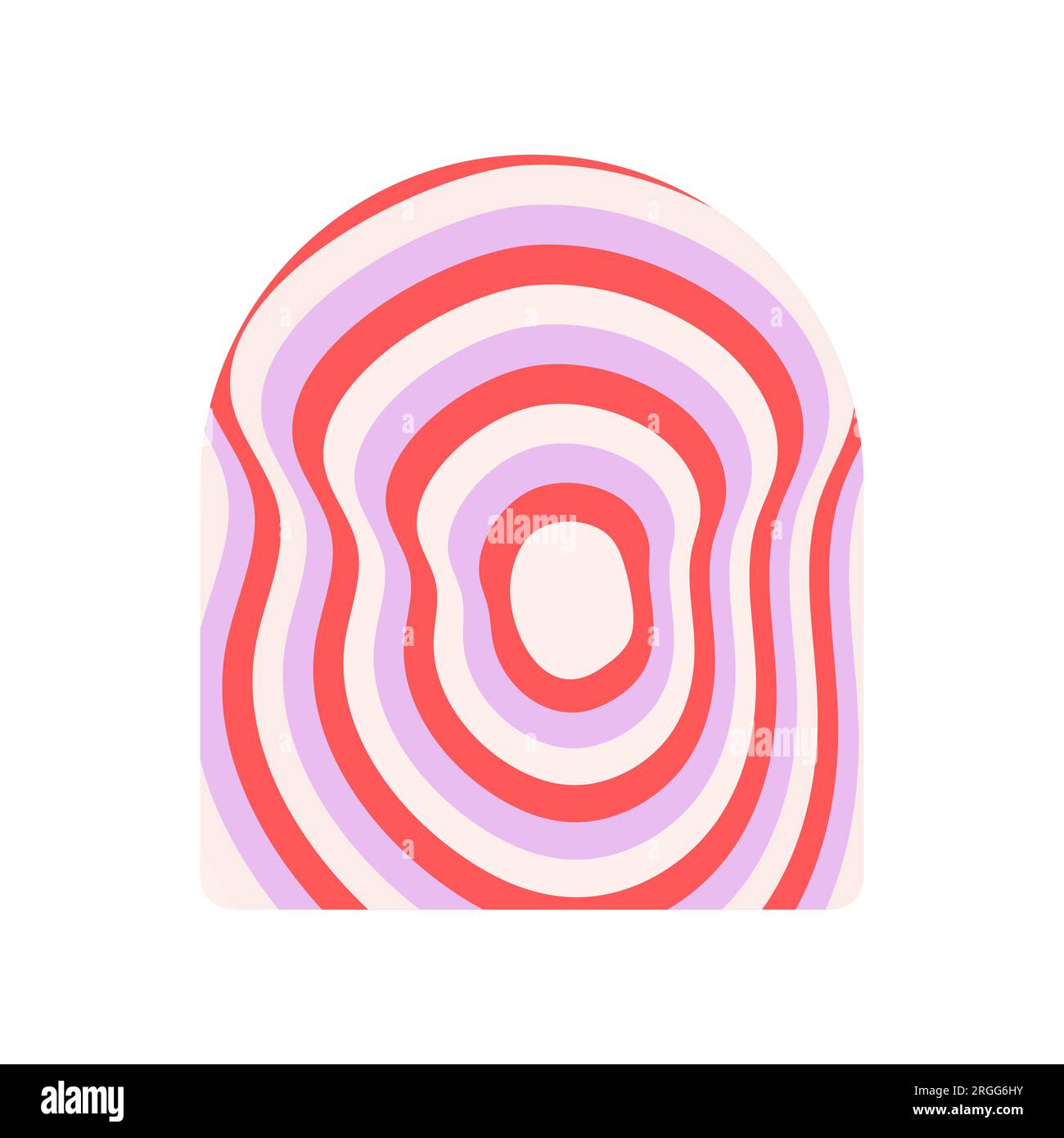 groovy frame, shape, background. Vector illustration flat on white ...