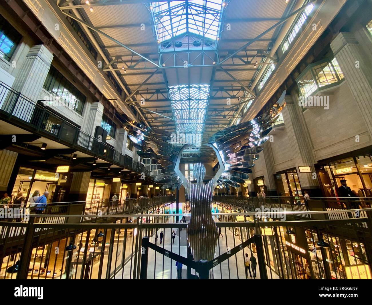 interior of battersea power station south london england uk Stock Photo ...