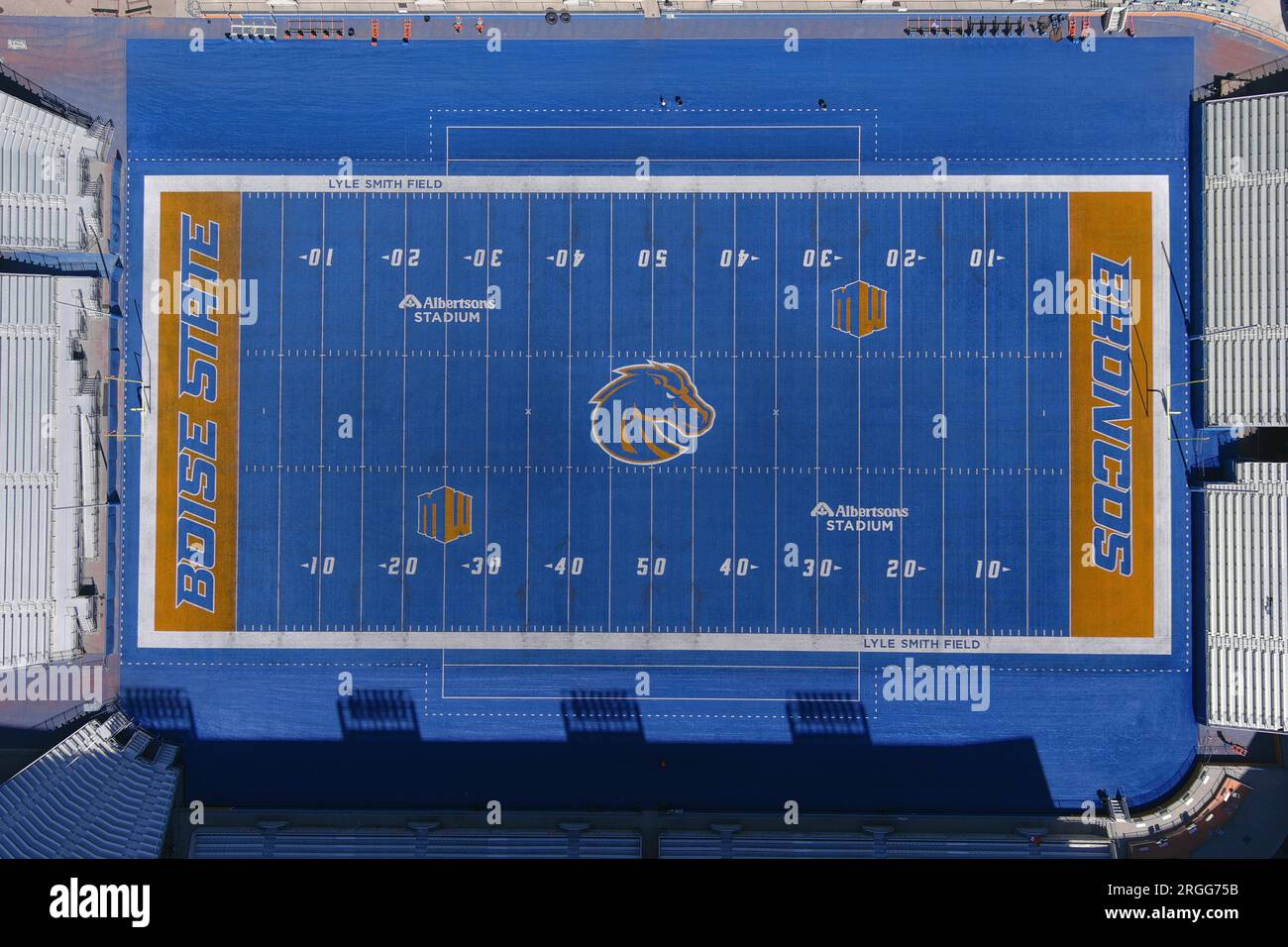 Boise, United States. 11th July, 2023. A general overall aerial view of ...