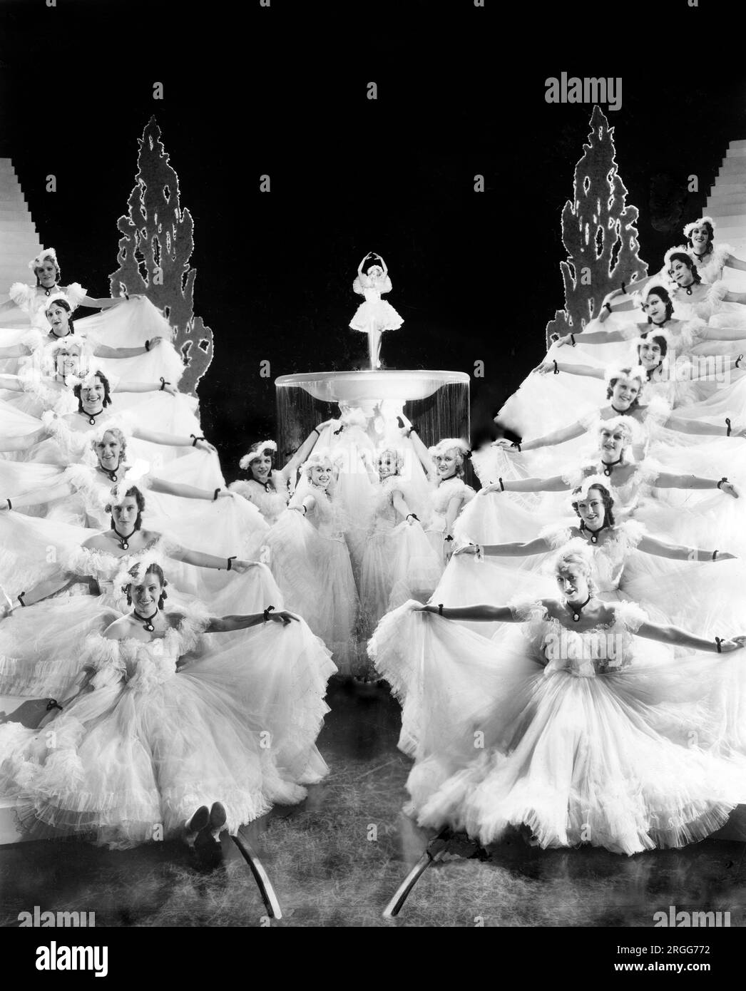 Large Stage Production, on-set of the Film, "Sweet Adeline", Warner ...