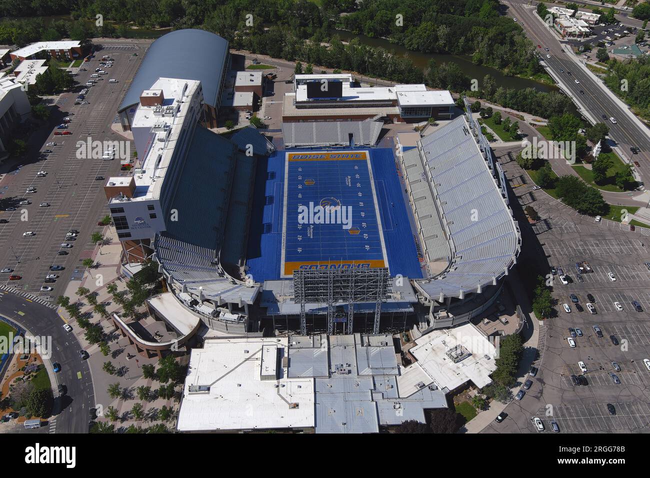 Boise, United States. 11th July, 2023. A general overall aerial view of ...