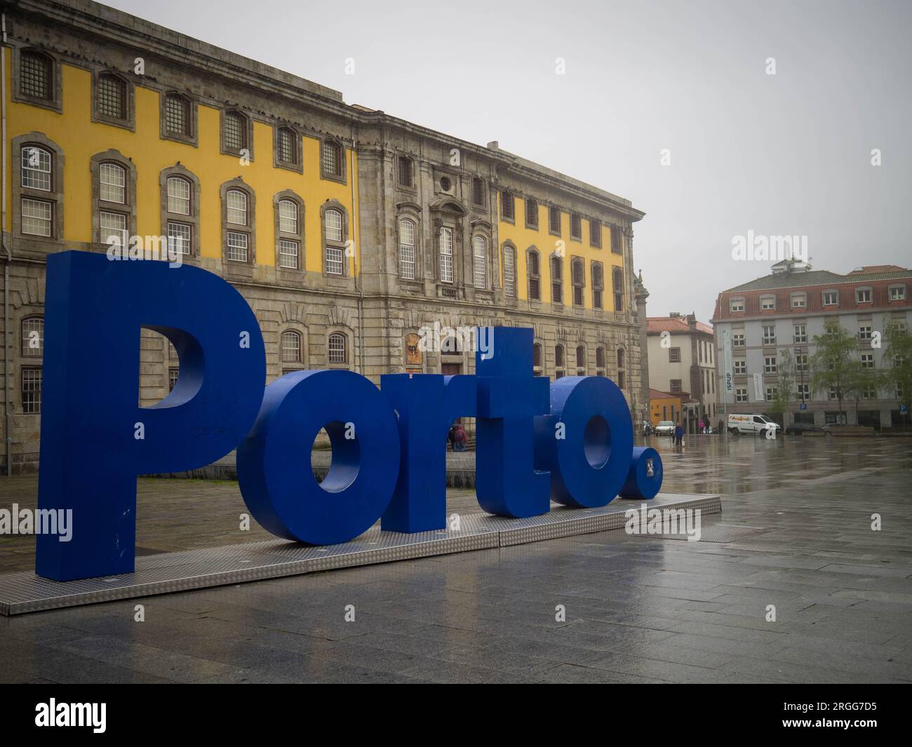 Blue porto sign hi-res stock photography and images - Alamy