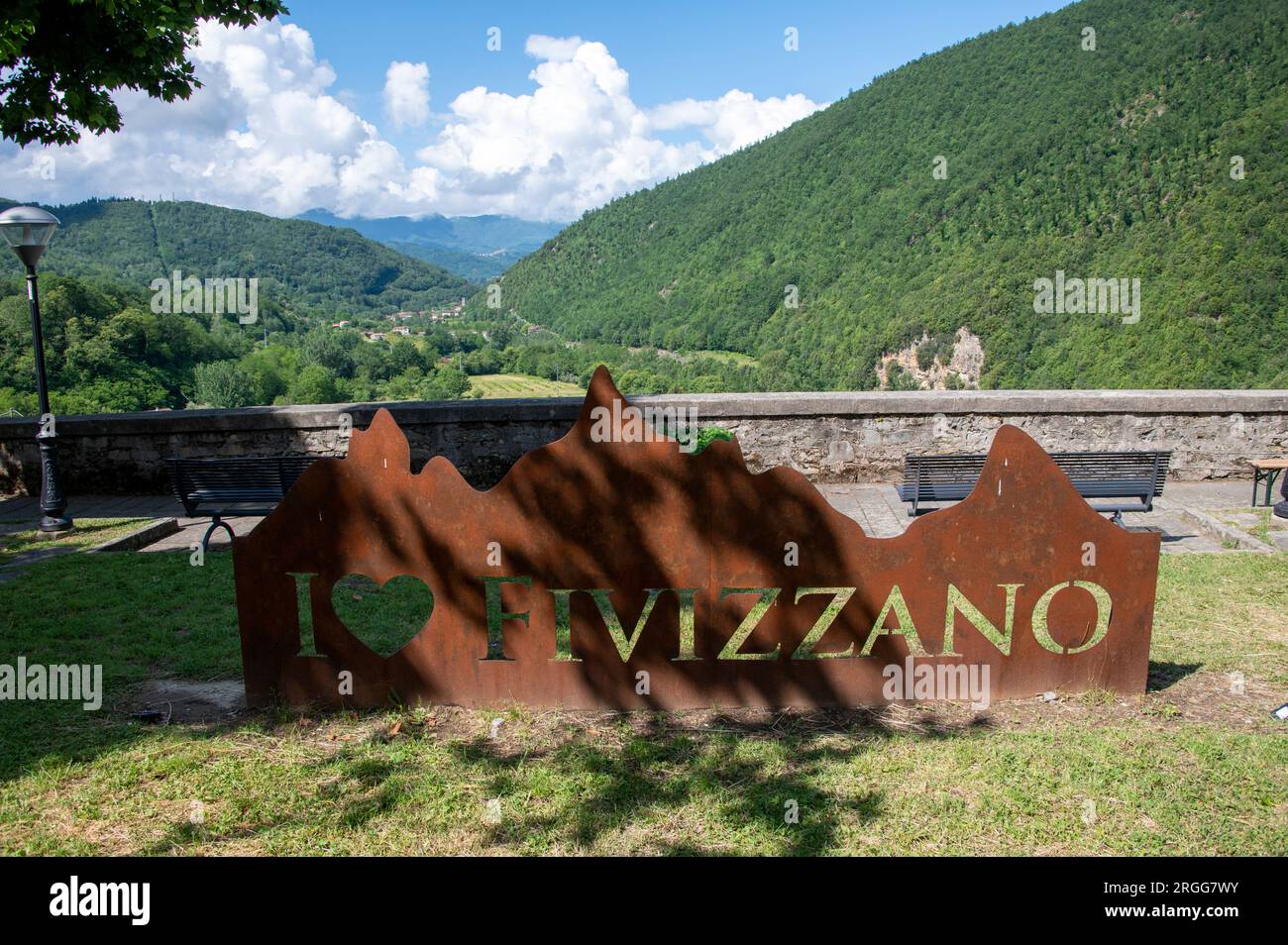 Fivizzano town sign hi-res stock photography and images - Alamy
