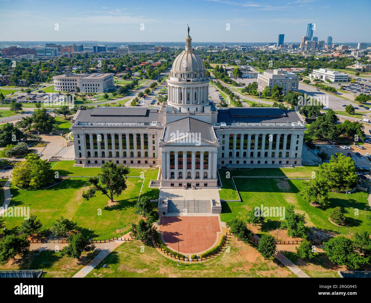 Oklahoma memorial aerial hi-res stock photography and images - Alamy