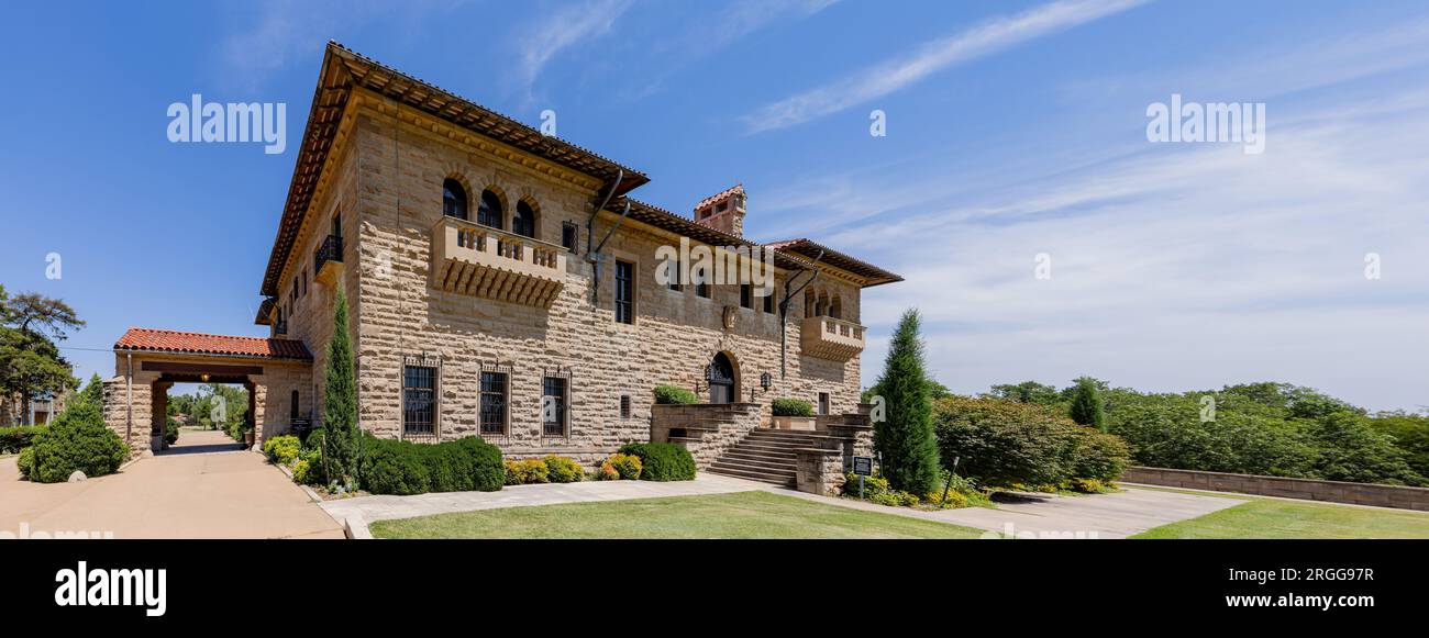 Exterior view of the E. W. Marland Mansion at Oklahoma Stock Photo - Alamy