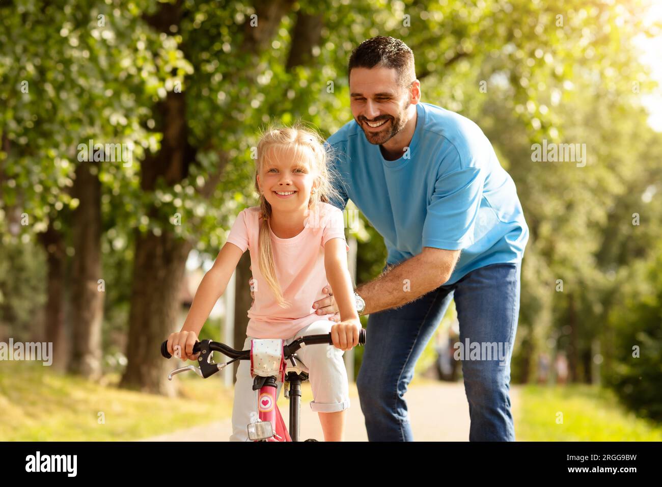 Positive caucasian middle aged father hi-res stock photography and ...