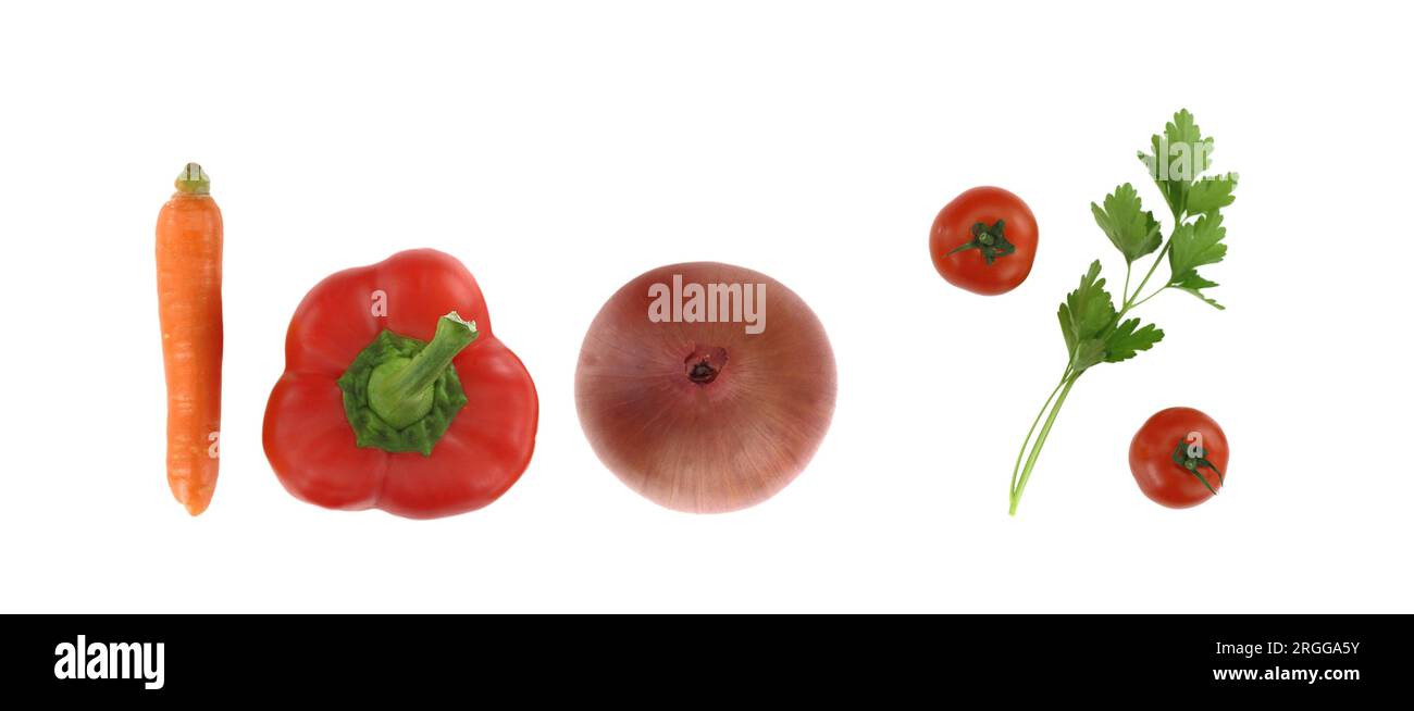 Vegetables isolated on white transparent background Stock Photo - Alamy