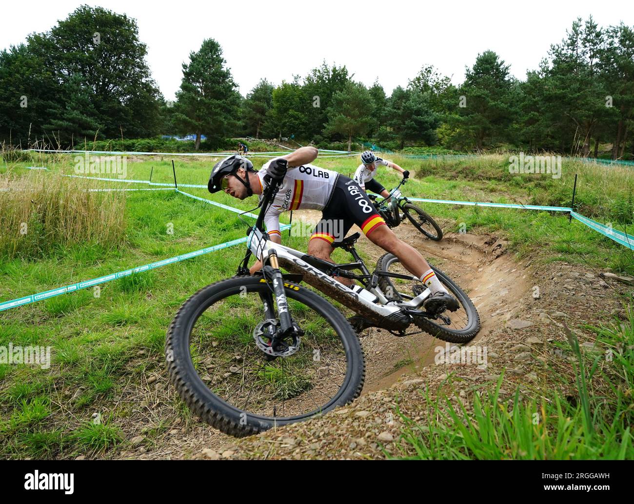 Spain's Juan Gabriel Torralba Garasa competes in the Men Elite E-MTB ...