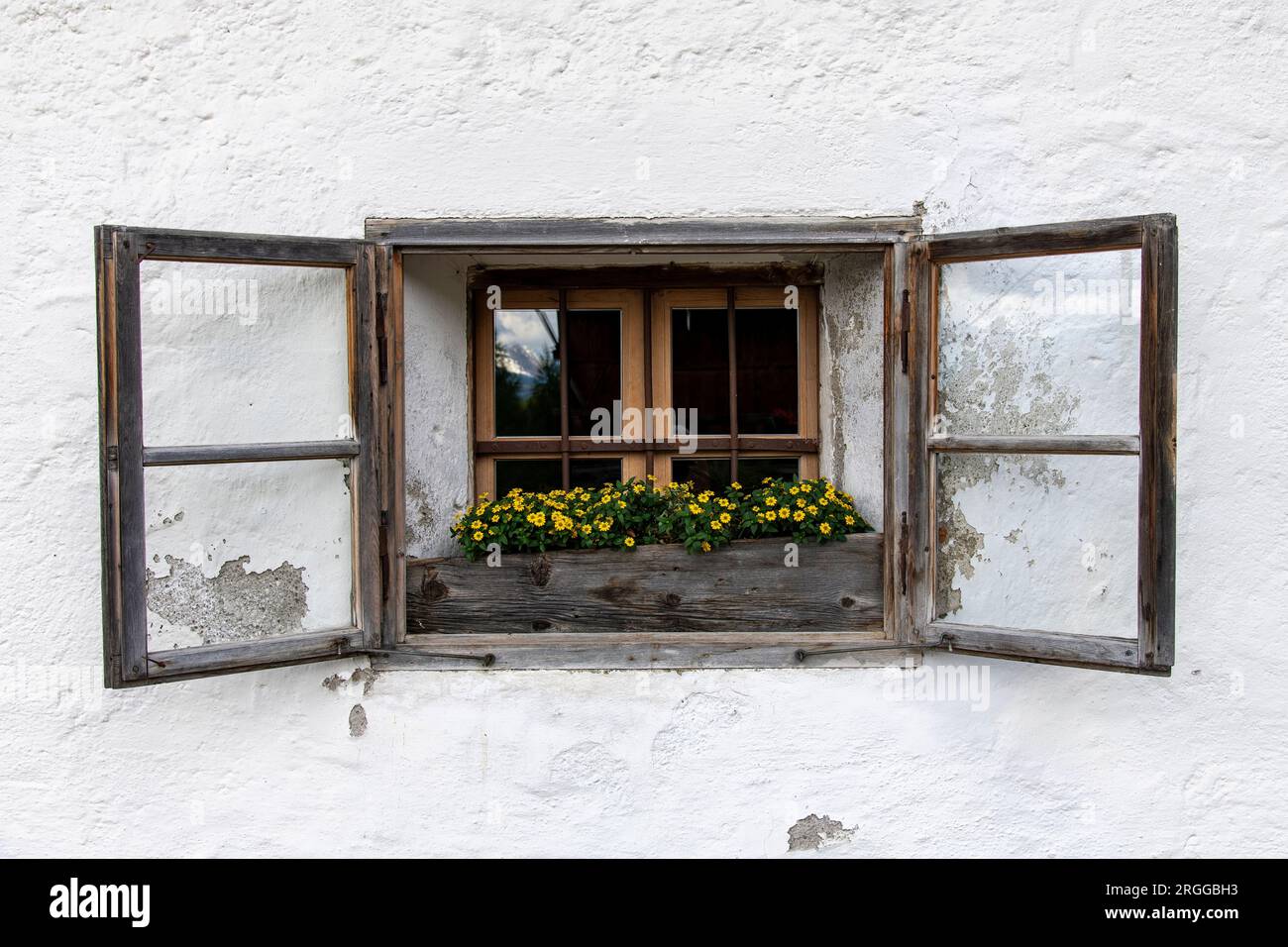 Alpine window box hi-res stock photography and images - Alamy