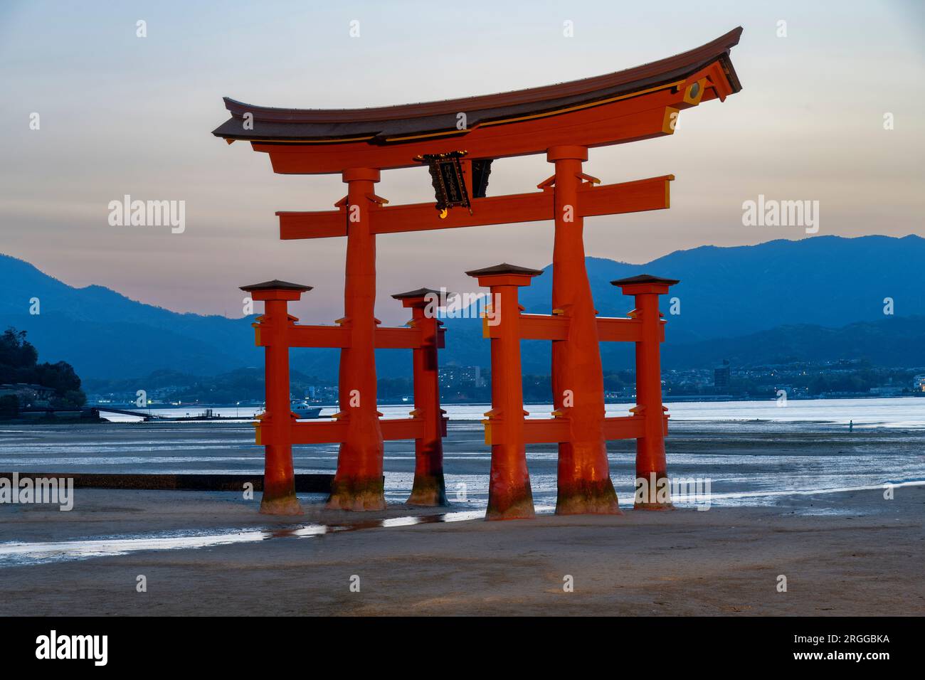 Landmark Shinto Shrine or Torii Gate of Miyajima (Itsukushima) Island ...