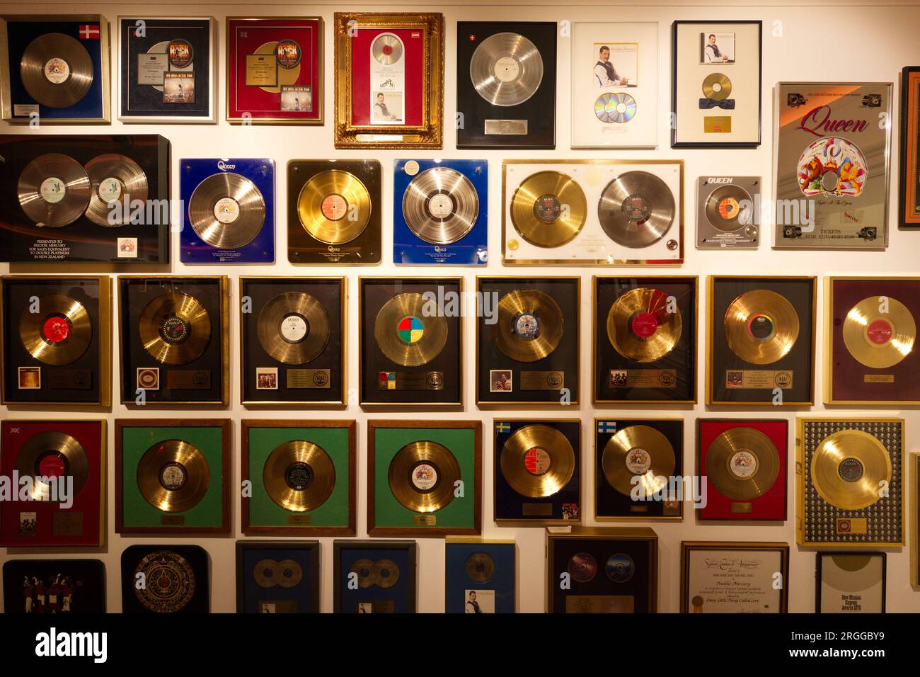 Gold and Platinum record awards - up for auction at Sotheby's Freddie ...