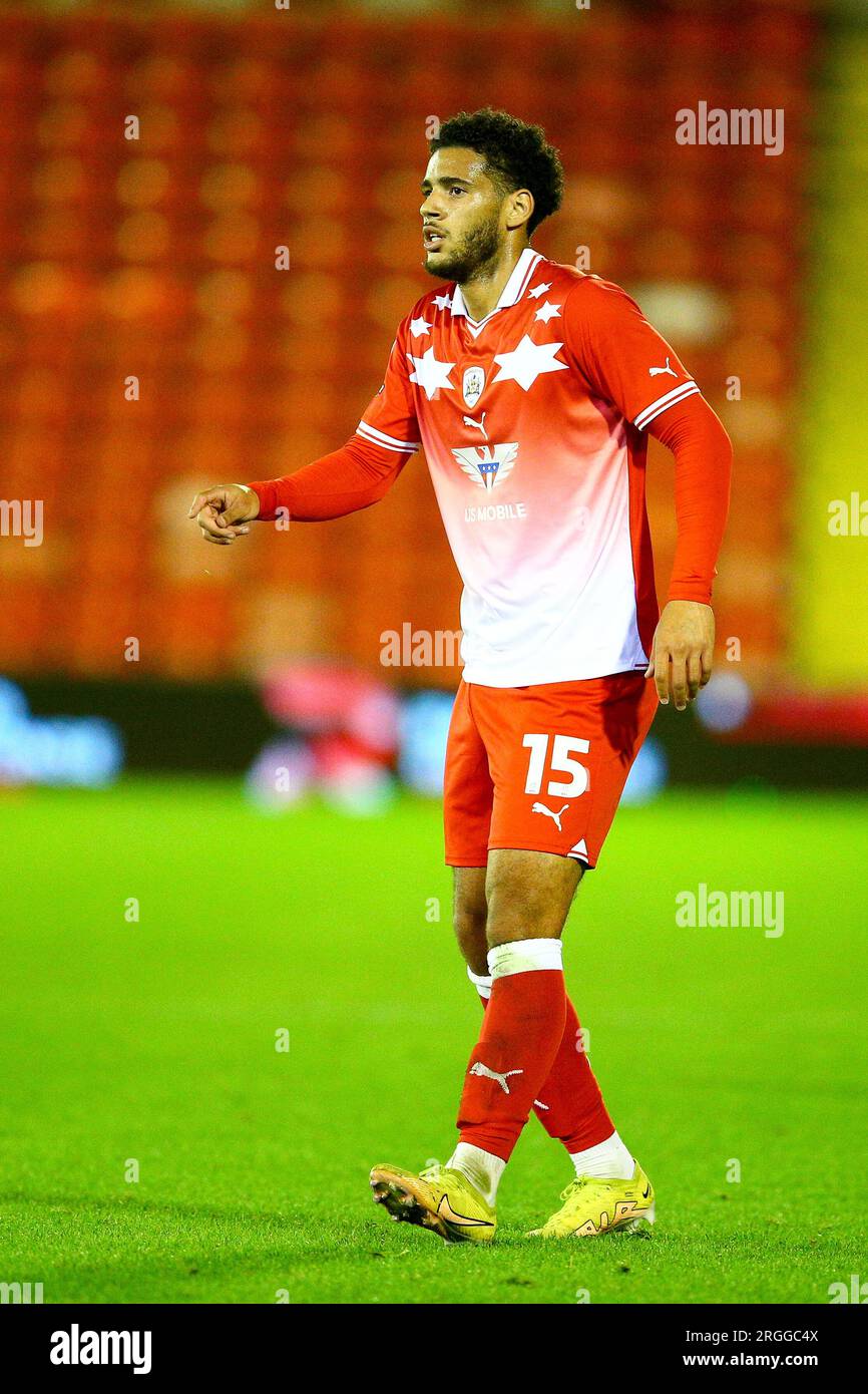 Oakwell Stadium, Barnsley, England - 8th August 2023 Kyran Lofthouse ...