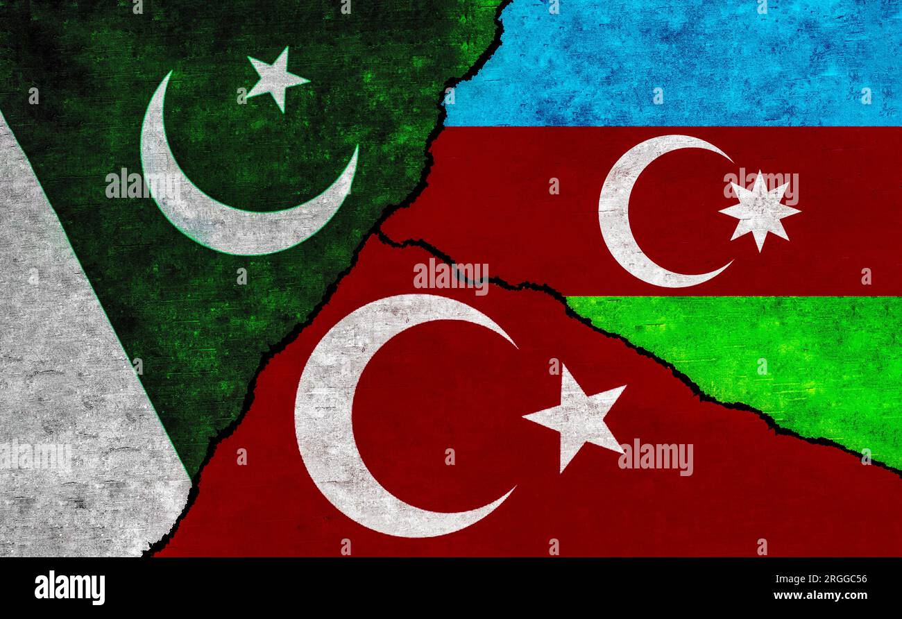 Flags of azerbaijan and turkey hi-res stock photography and images - Alamy