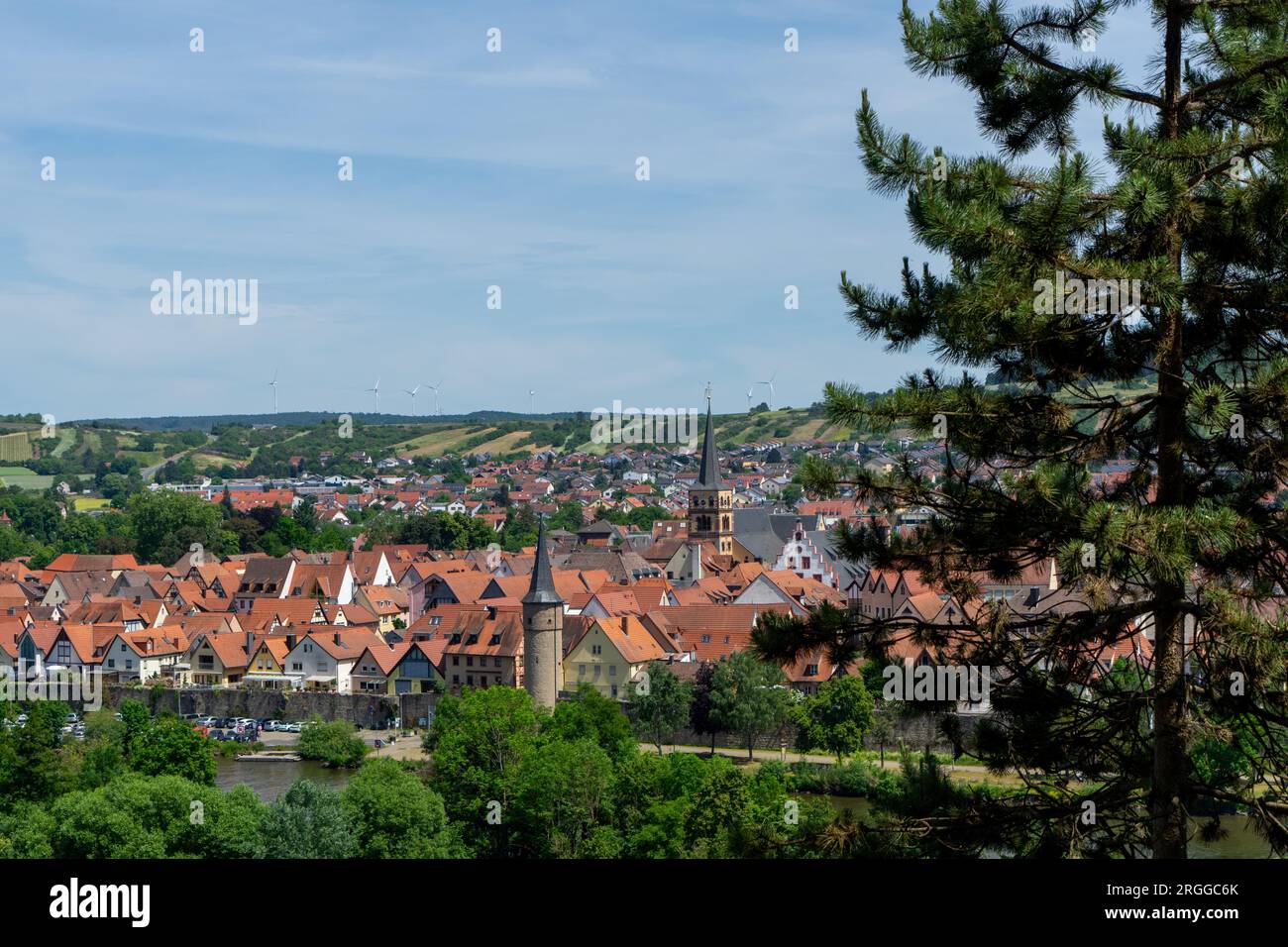 Karlstadt at river main hi-res stock photography and images - Alamy