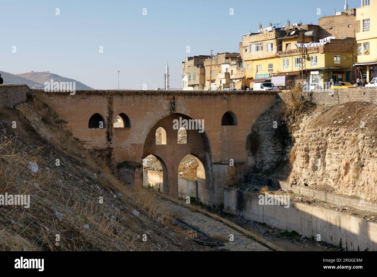 Hizmali Bridge, located in Sanliurfa, Turkey, was built in 1843 Stock ...