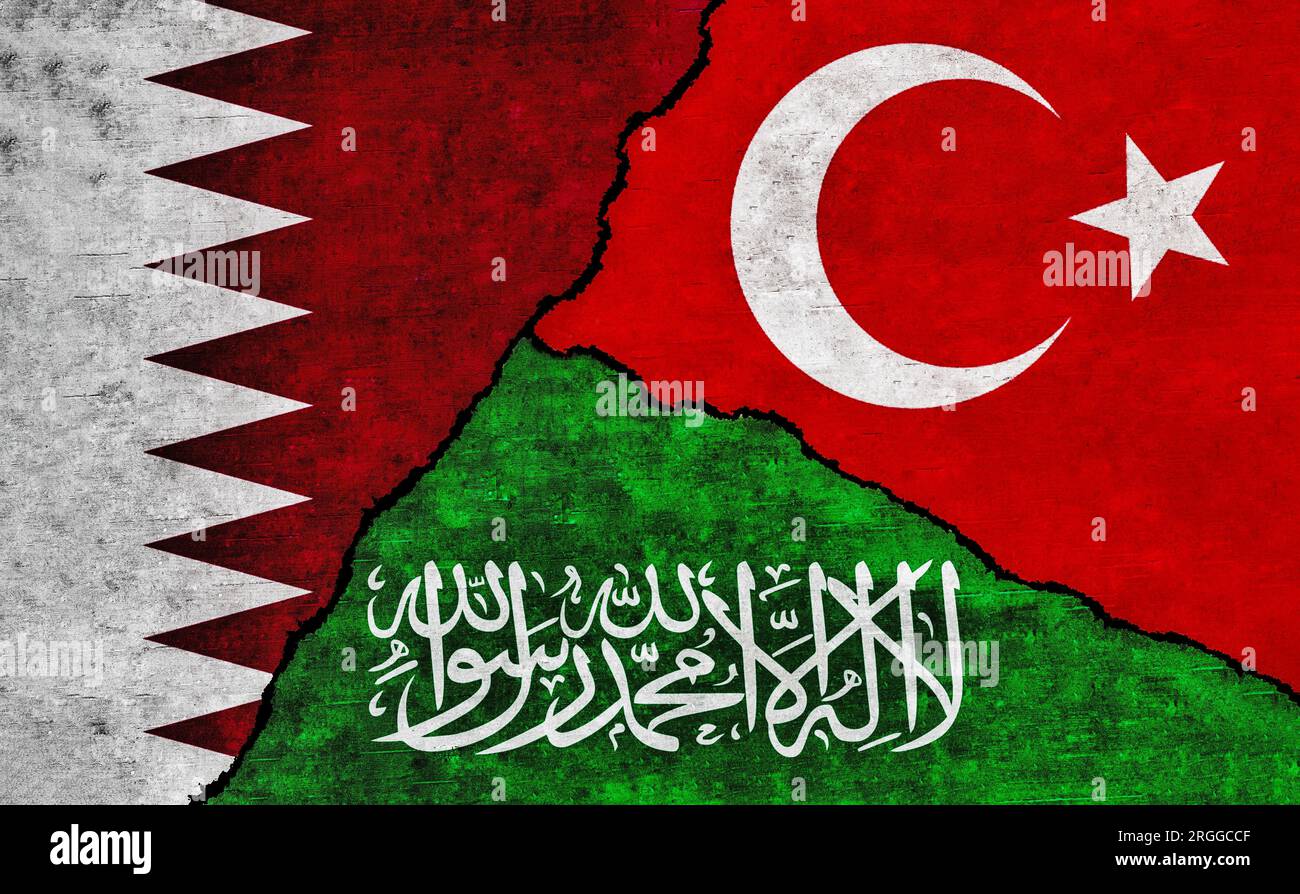 Qatar turkey saudi arabia conflict hi-res stock photography and images ...