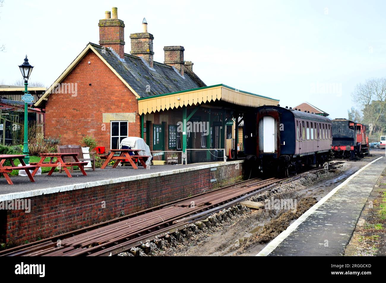 Shillingstone redundant railway station, Dorset Stock Photo - Alamy