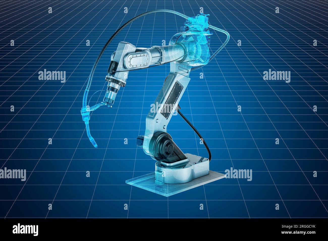 Cad model robotic arm hi-res stock photography and images - Alamy