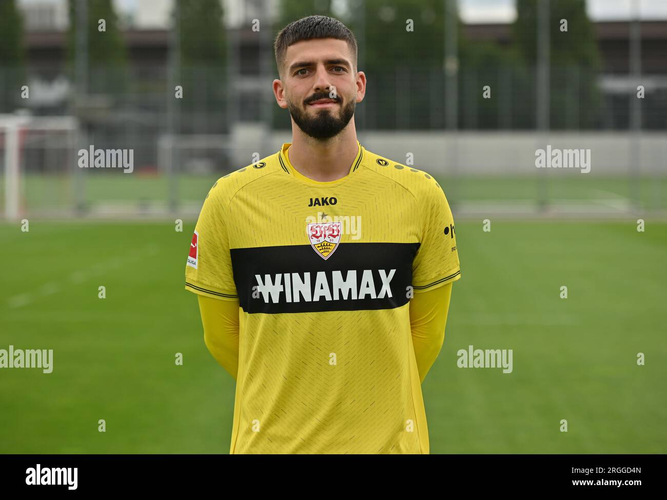 Stuttgart, Germany. 09th Aug, 2023. Soccer 1. Bundesliga: Photo session ...
