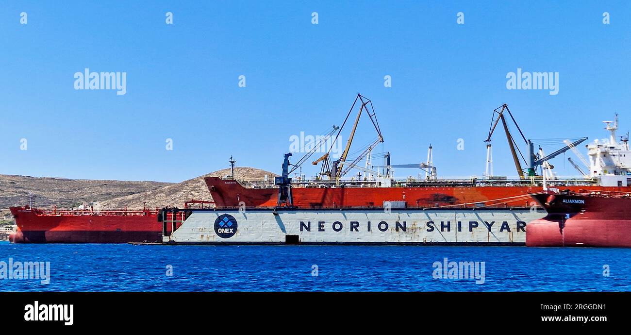 Onex neorion shipyard hi-res stock photography and images - Alamy