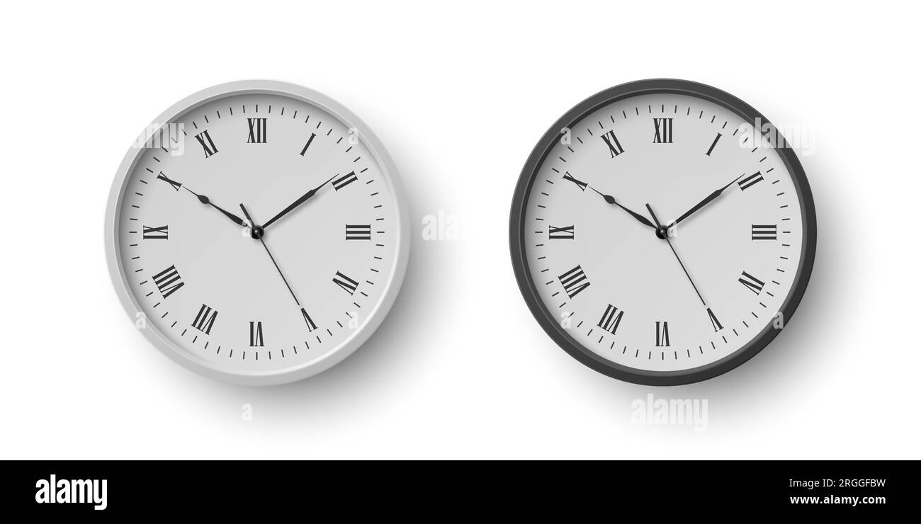 Simple and classic watches Black and White Stock Photos & Images - Alamy