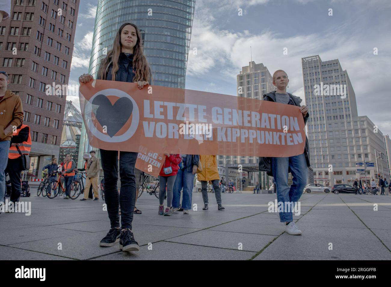 Berlin, Germany. 9th Aug, 2023. On August 9, 2023, the climate activist ...