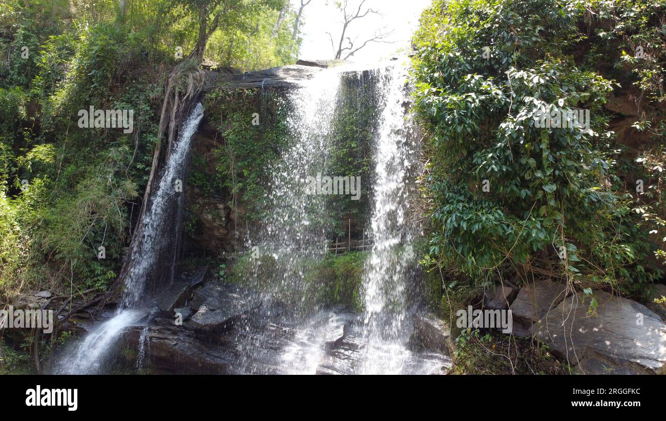 Mae Sapok Waterfall is one of the most beautiful in the tropics. of Mae ...