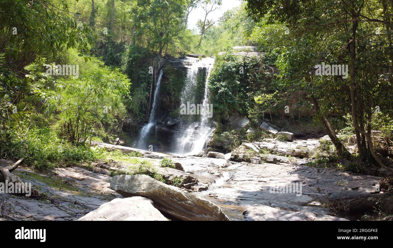 Mae Sapok Waterfall is one of the most beautiful in the tropics. of Mae ...