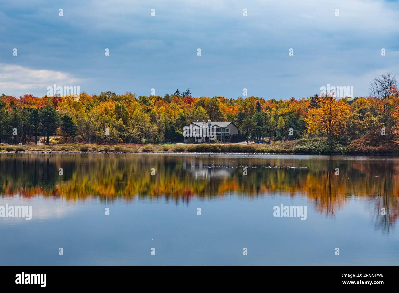Fall autumn landscape backgrounds copy space Stock Photo - Alamy