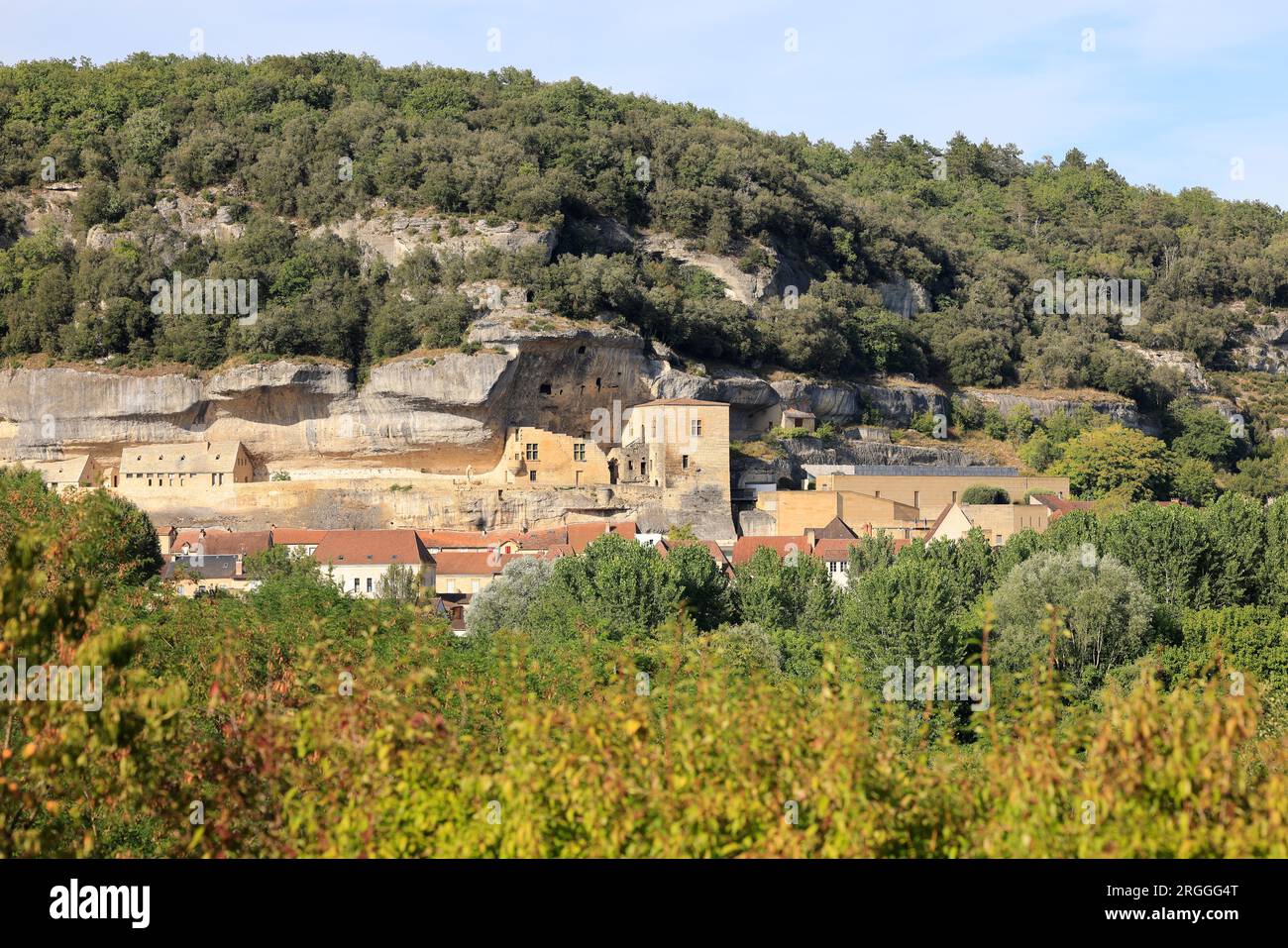 Musée national de Préhistoire dans le village des Eyzies de Tayac ...