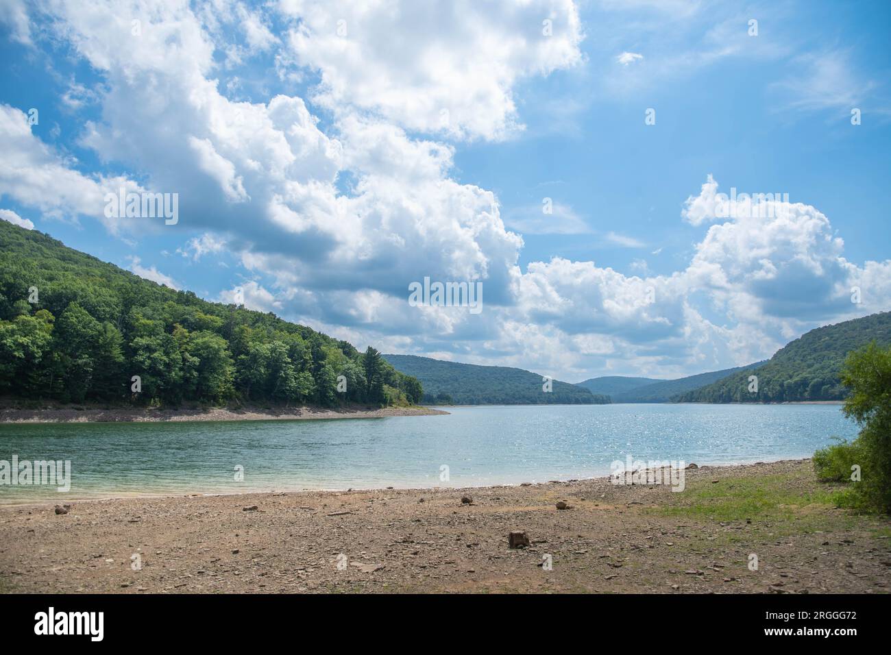 Allegheny state forest view summer vacation destination copy space ...