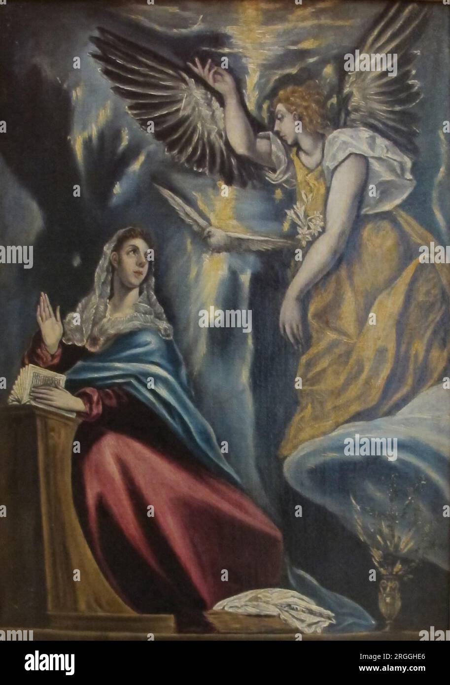 Annunciation circa 1610 by El Greco Stock Photo - Alamy
