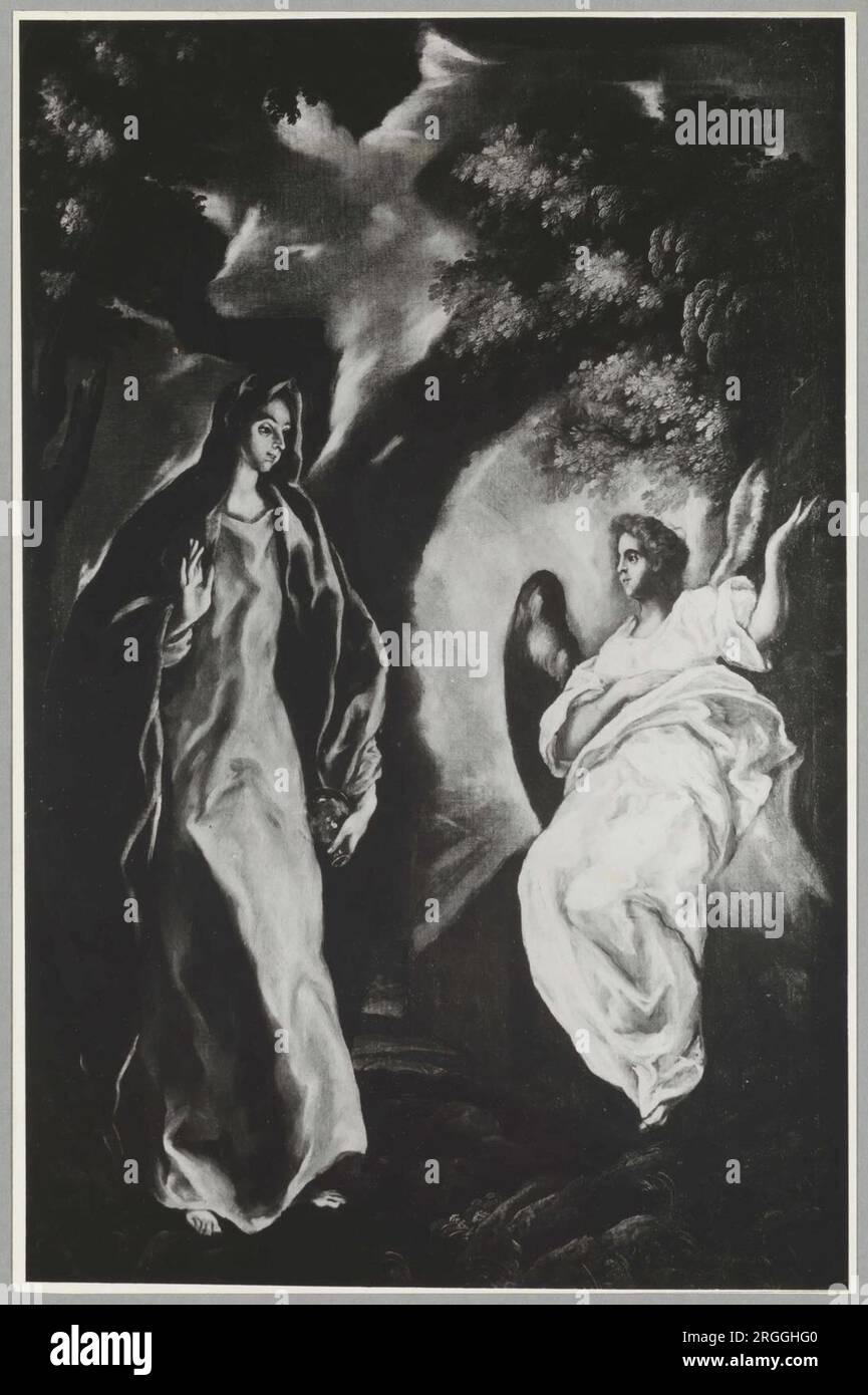 Angel Appearing to the Magdalen circa 1610 by Jorge Manuel Theocupulus ...