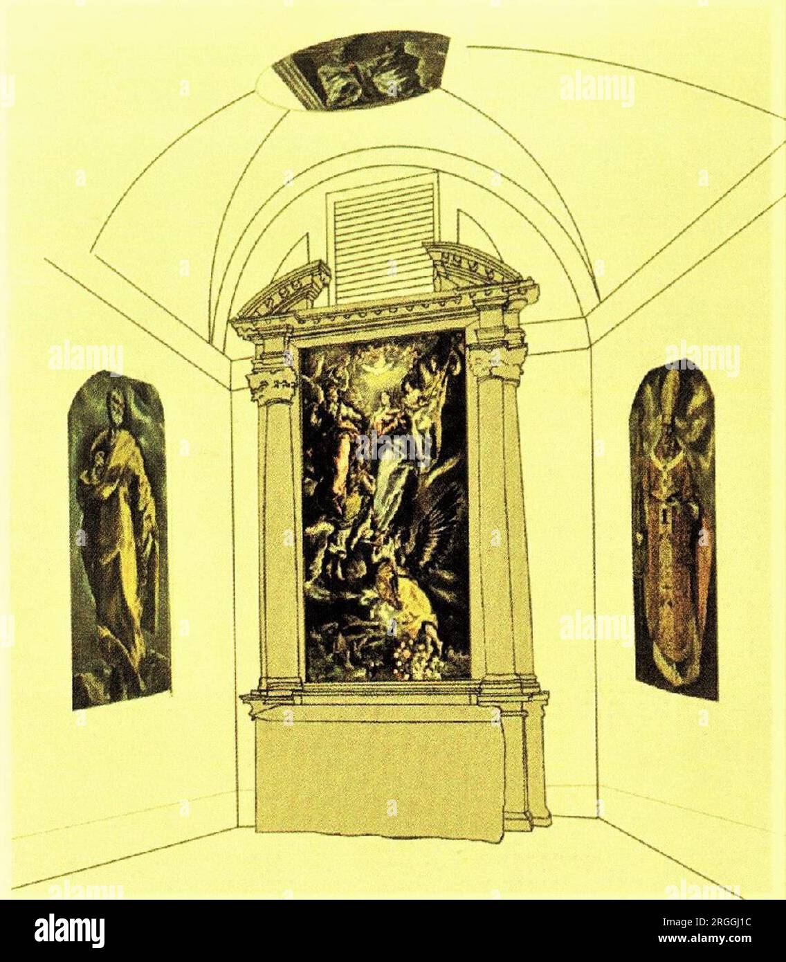 Altarpiece of the Immaculate Conception 25 February 2021, 13:59:01 by El Greco Stock Photo - Alamy