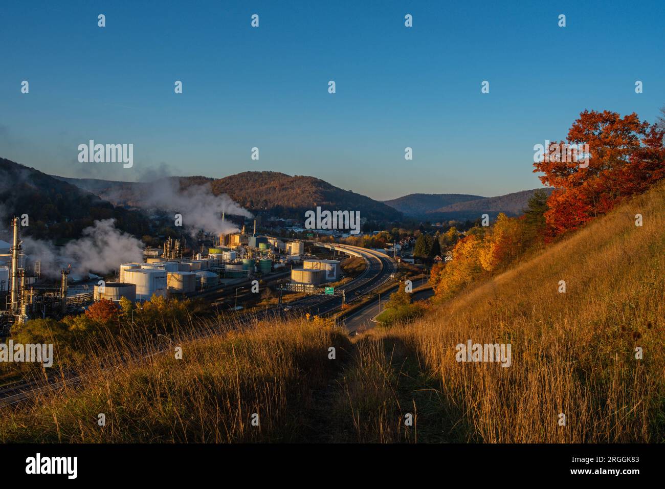 Fall autumn landscape backgrounds copy space Stock Photo - Alamy