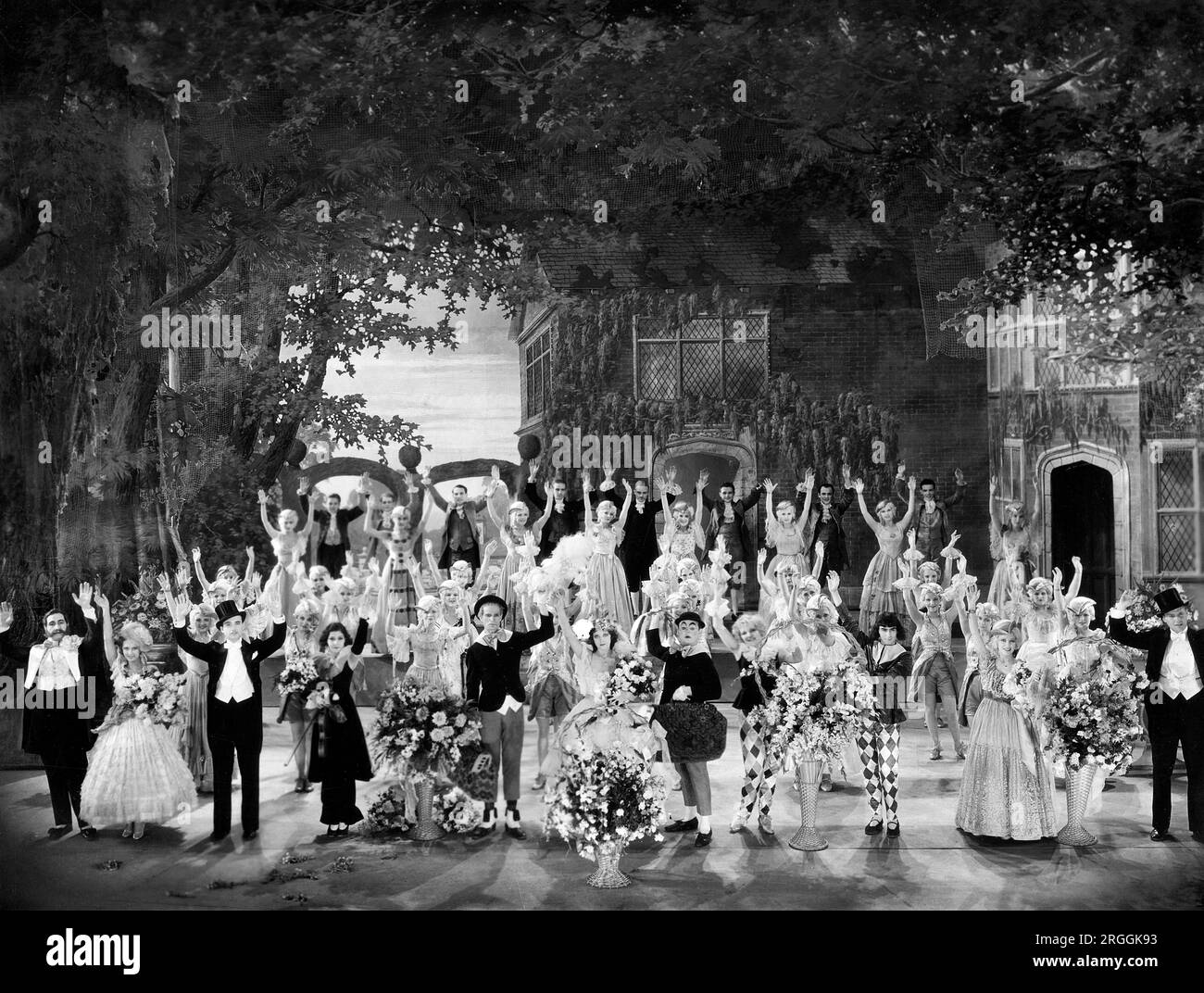 Large Stage Production, on-set of the Film, "Waterloo Bridge ...