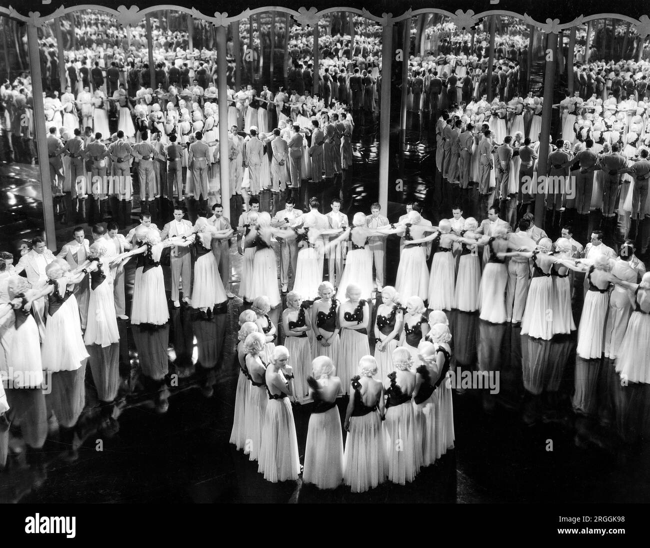 Large Stage Production, on-set of the Film, "Wonder Bar", Warner Bros ...